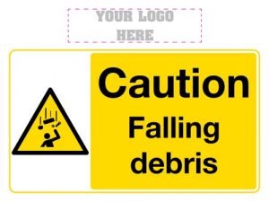 Caution Falling Debris Sign - Slater Signs