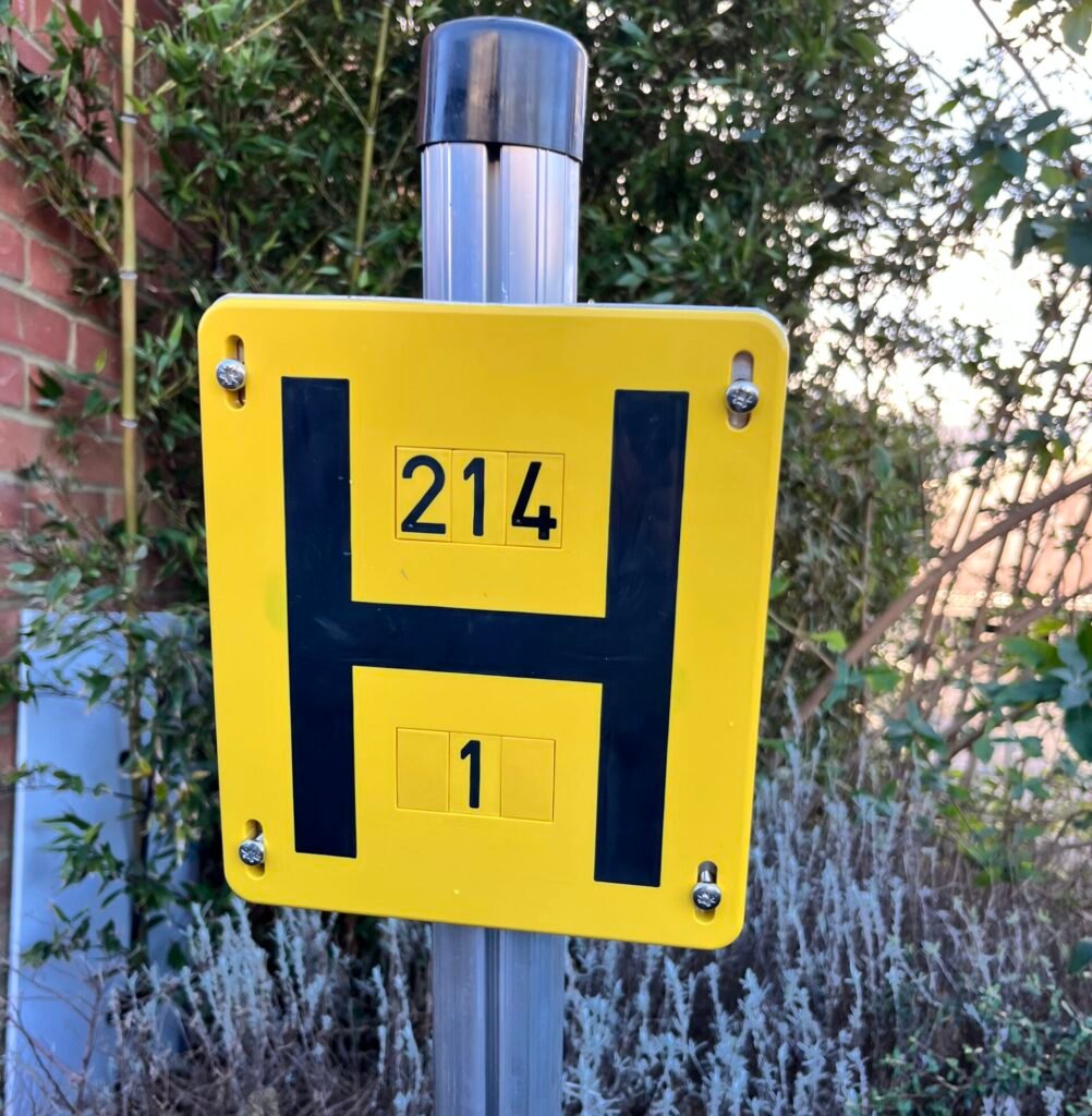 Fire Hydrant Marker Sign | Slater Signs